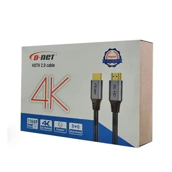 کابل HDMI دی نت 10 متر مدل D-NET HDMI 4K-V2.0 - بینوبایو