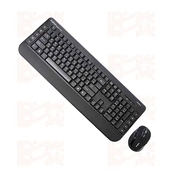 موس و کیبورد بی سیم مدل HATRON HKCW140 - بینوبایو